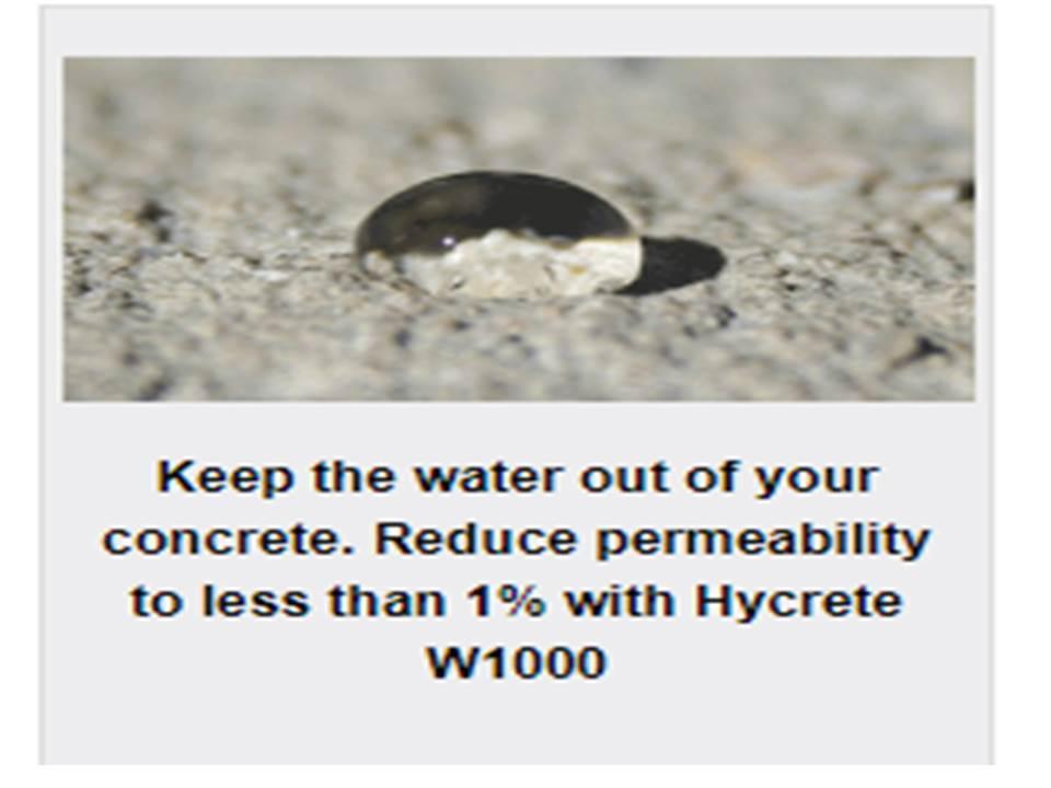 Integral Waterproofing | Shasta Concrete System